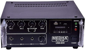 MEDHA D.J. PLUS PROFESSIONAL BLUETOOTH 60 WATT P.A. AMPLIFIER 60 W AV ...