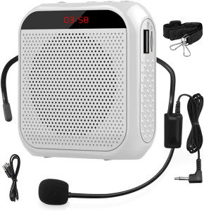 Verilux Disk,with Shoulder Belt, Portable Voice Amplifier for Teachers ...