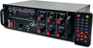 ain Glossy Cabinet Amplifier Bluetooth USB AUX Input FM Radio SD Card ...