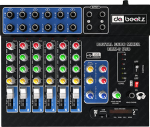 Da.Beatz. Professional 6-Channel mixer EMM-6 Digital Sound Mixer ...