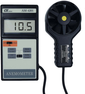 Lutron AM 4201 Wind Speed Meter, Air Flow Meter - Digital Anemometer ...
