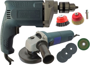 Inditrust new 900w Sliding Angle Grinder 10mm Drill machine & 2pc Cup ...