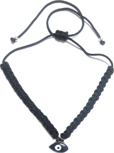 MANMORA BLUE EVIL EYE BLACK THREAD HANGING ANKLET Fabric Anklet Price ...