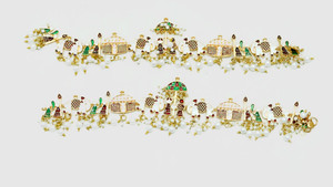 SHUCHI PAYAL Traditional Ethnic Heavy Fancy work Alloy Anklet/Payal ...