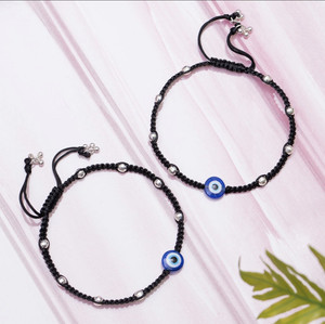Shrivas evil eye thread anklet Fabric Anklet Price in India - Buy ...