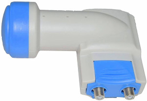 GoodsBazaar 2 Port Universal Ku-Band LNBF Low Noise Full HD Twin LNB ...
