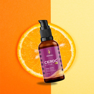 CEROC Vitamin C Face Serum with Hyaluronic Acid, Vitamin E, Licorice ...