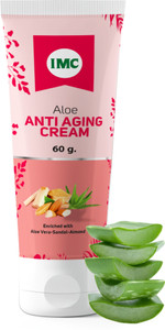IMC Aloe Anti Aging Cream | Fights Wrinkles, Sagging, Dark Spots & UV ...
