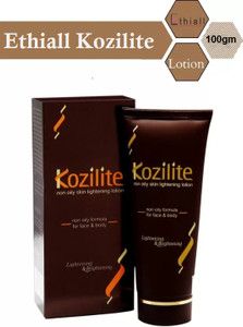 Kozilite Lotion 100ml Non Oily Skin Lightening Price in India - Buy ...