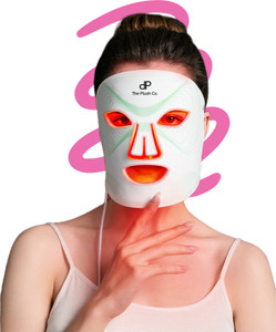 The Plush Co LED Light Face Mask with Red, Blue, near Infrared Light ...