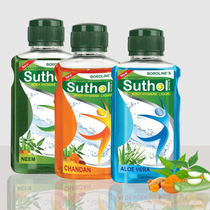 BOROLINE Suthol Active Neem 200ml, Chandan 200ml, Aloe Vera 200ml ...