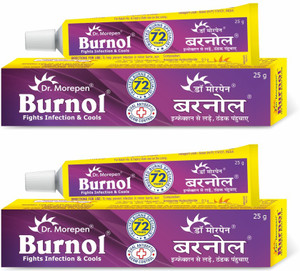 Dr. Morepen Burnol Cream -Antiseptic Gel/Instant Relief (25gm Each ...