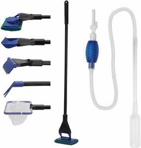 Foodie Puppies Fish Tank Cleaning Tools, Siphon Pump with 5-in-1 ...
