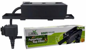 Venus Aqua 600T Top Filter (Power:-15W | F.Max:650L/Hr) Power Aquarium ...