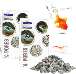 VAYINATO Aquatic Remedies X-PORES Filter Media, 800ML (500G) (Pack of 2 ...