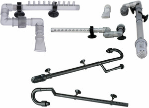 Lyla Aquarium Fish Tank Outflow Inflow Pipe Tube For Fish Tank S-Gray ...