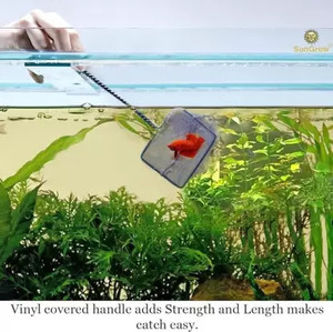 OCEANAQUARIUM (10inch Fish Net)Cleaner for Aquarium Fish Tank Nylon Net ...