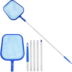 HANNEA Swimming Pool Cleaning Net Long Handle Cleaning Net 1.6m ...