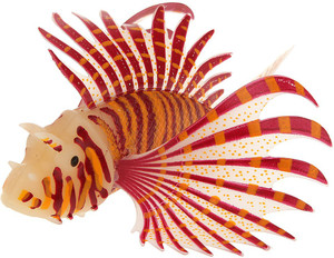 Calandis Artificial Silicone Glow Lionfish Snailfish Fish Aquarium Fish ...