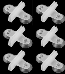 VAYINATO (Pack of 6) White Aquarium Glass Divider for Fish Tank ...