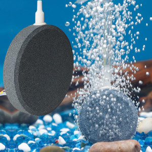 VAYINATO DK-80 Grey Disc Bubble Diffuser for Hydroponics Air Pump Small ...