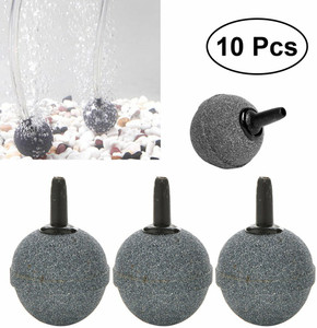 VAYINATO 10 Pcs Ball Shape Air Mineral Bubble Stone for Fish Tank Pump ...