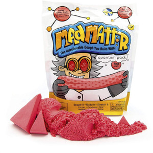 MAD MATTR WABA Fun Smartest Doh to Ever Flow! Sand Compound, Red, 10 oz ...