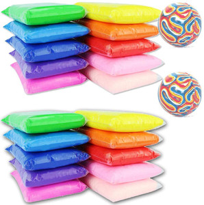 Eclet Non-Toxic Modeling Clay Air Dry Bouncing Clay with Tools 12pcs ...