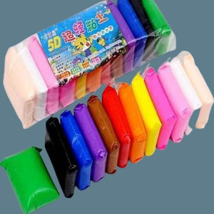 PARIVRIT Bouncing Clay Air Dry Clay 24 Colors Magic Clay With Tools ...