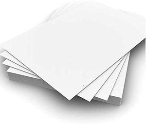 Vibhuti Crafts A4 White Mount Board (Set of 20) - 350 GSM, Acid-Free ...