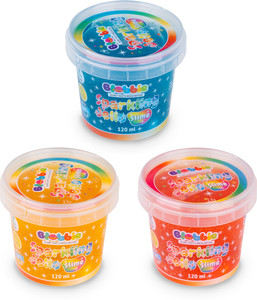 Blobbie Sparkling Jello Slime Set 3|Colors Glitter Slime|Non-Sticky Non ...