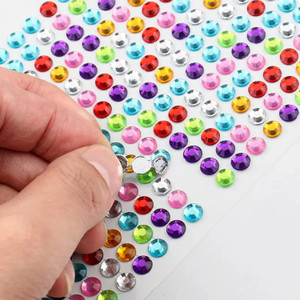 mapperz Shining Stones Crystals Stickers for Art & Craft - Shining ...