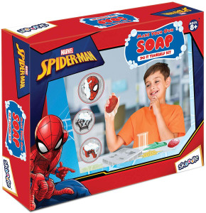 SKOODLE Spider-Man Creative Kids Soap Making Kit, DIY Science Activity ...
