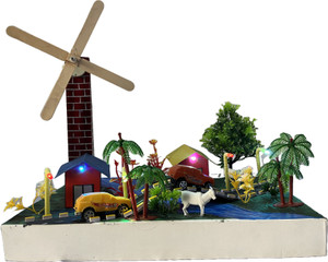 komodo craft DIY Windmill Model Kit, 32-Piece Educational Set with ...