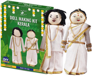 ITSY Bitsy DIY Indian traditional doll making craft kit-Kerala - DIY ...