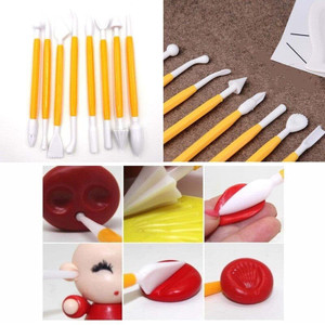 MALIRAJ 8 PC Plastic Modelling Clay Tools Set - Ideal for Sculpting - 8 ...