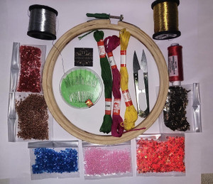 tanisha fashions Aari Work, Maggam Work Materials Combo Kit - Aari Work ...