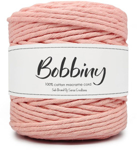 Bobbiny 3Ply Single Strand Cotton Macrame Thraed Cord (10 M, 4mm) | DIY ...