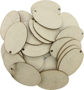 R H lifestyle Oval MDF Board with Hole Small Mandala Art Lippan Art ...