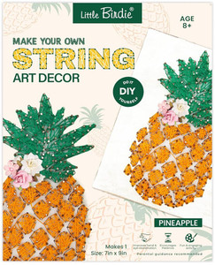 Itsy Bitsy Diy String Art Kit Pineapple 1 Box Diy String Art Kit