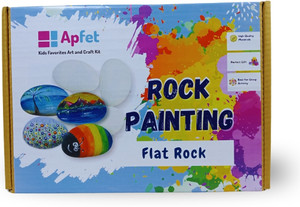 Apfet Flat Rock Painting Art and Craft Kit - Flat Rock Painting Art and ...