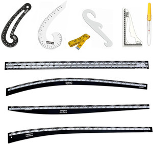 Qroof Tailoring Material for Tailoring Kit , Measuring Scale , Set of ...