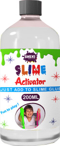 sneki (200 ML) Slime Activator Liquid Bottle for DIY Squishy Toy Slime ...