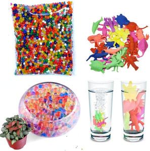 AquaBloom Multicolour Jelly Balls 2500-Pc (Approx.) & 20 Growing Animal ...