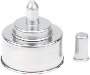 Lyla Stainless Steel Alcohol Burner Spirit Lamp with Wick for Chemistry ...