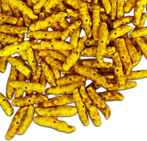 Utkarsh (Pack of 100 Gram) Haldi/turmeric Shape Beads Craft Material ...