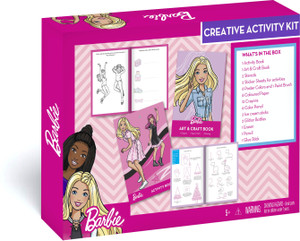 BARBIE Creative Activity Kit for Kids Age 7+ Years & Above - Creative ...