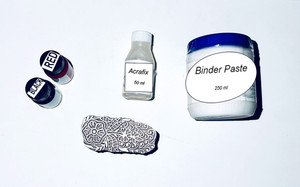 KHUSHA CREATIONS Block & Screen Printing Kit/DIY Printing Kit/Hobby ...