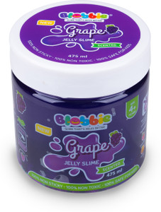 Blobbie Grape Fruit Jelly Slime Jar|With Fragrance & Slices|100% Non ...