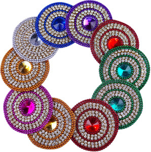 CRAFTLOVE Big Patches Rhinestone Patch Applique Decorative Patch 10 ...